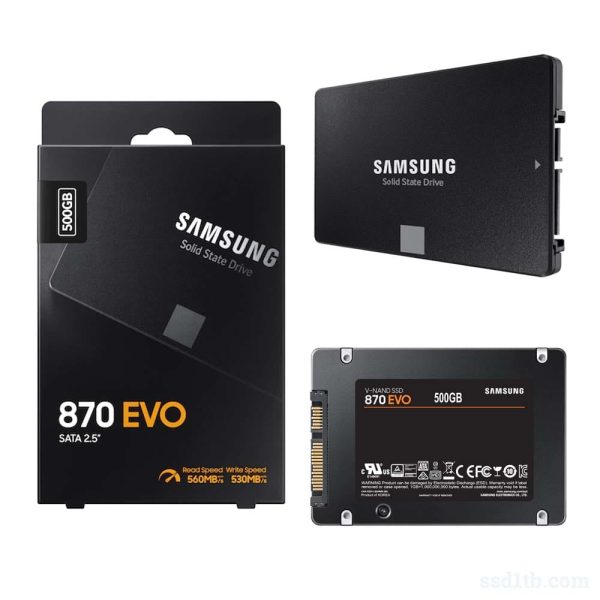 Samsung 870 EVO 500GB SSD 2.5 Inch SATA III Internal SSD